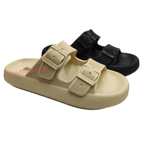 Chancla suela gruesa ajustable Break and Walk – Calzados Lucía