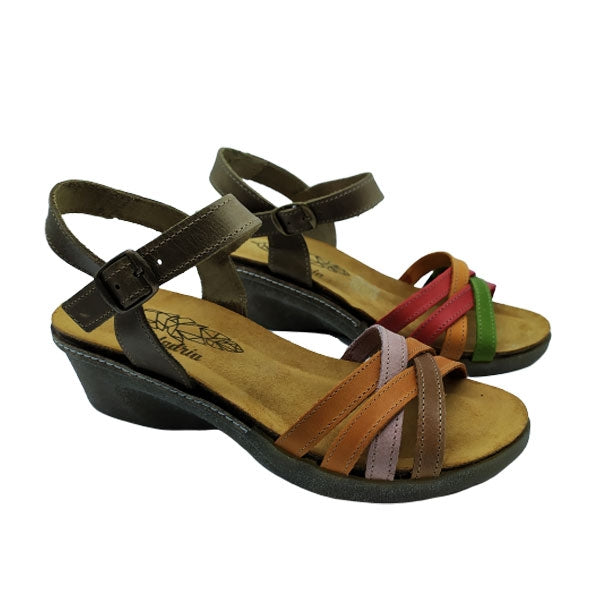 Sandalia de mujer con cuña Bio de Baladria - Calzados Lucía